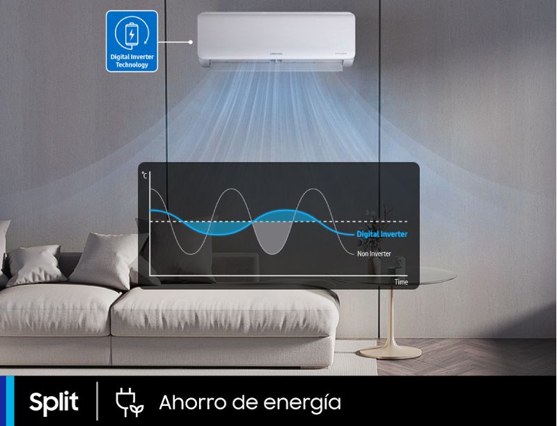 Split Frio/Calor 5850W Inverter con ahorro energetico AR24BSH