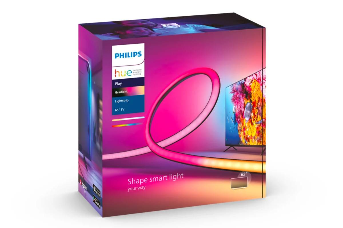 Tira Led Hue Play Gradient para TV 65" a 75" Philips