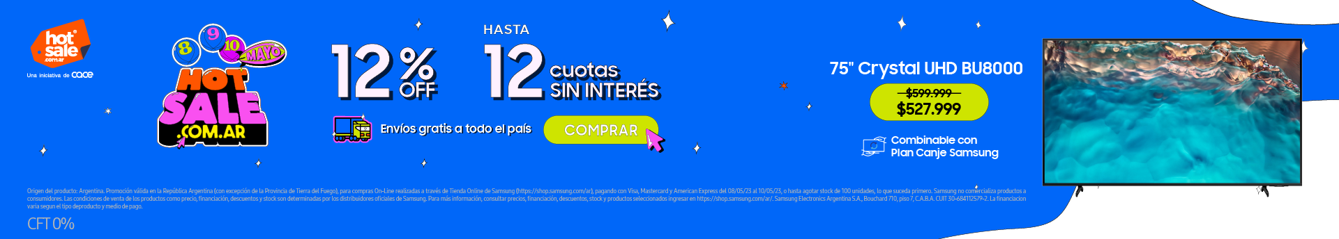 Hot Sale Televisores | Tienda Online Samsung Argentina - Samsung ...